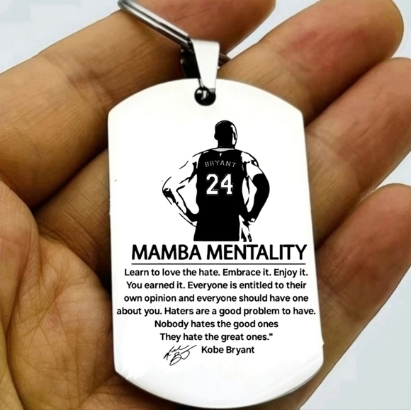 Accessories | Kobe Bryant Black Mamba Inspiration Quote Keychain | Poshmark